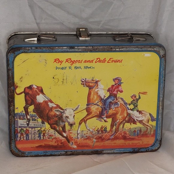 Other | Vtg 1954 Roy Rogers And Dale Evans Double R Bar Ranch Lunchbox ...